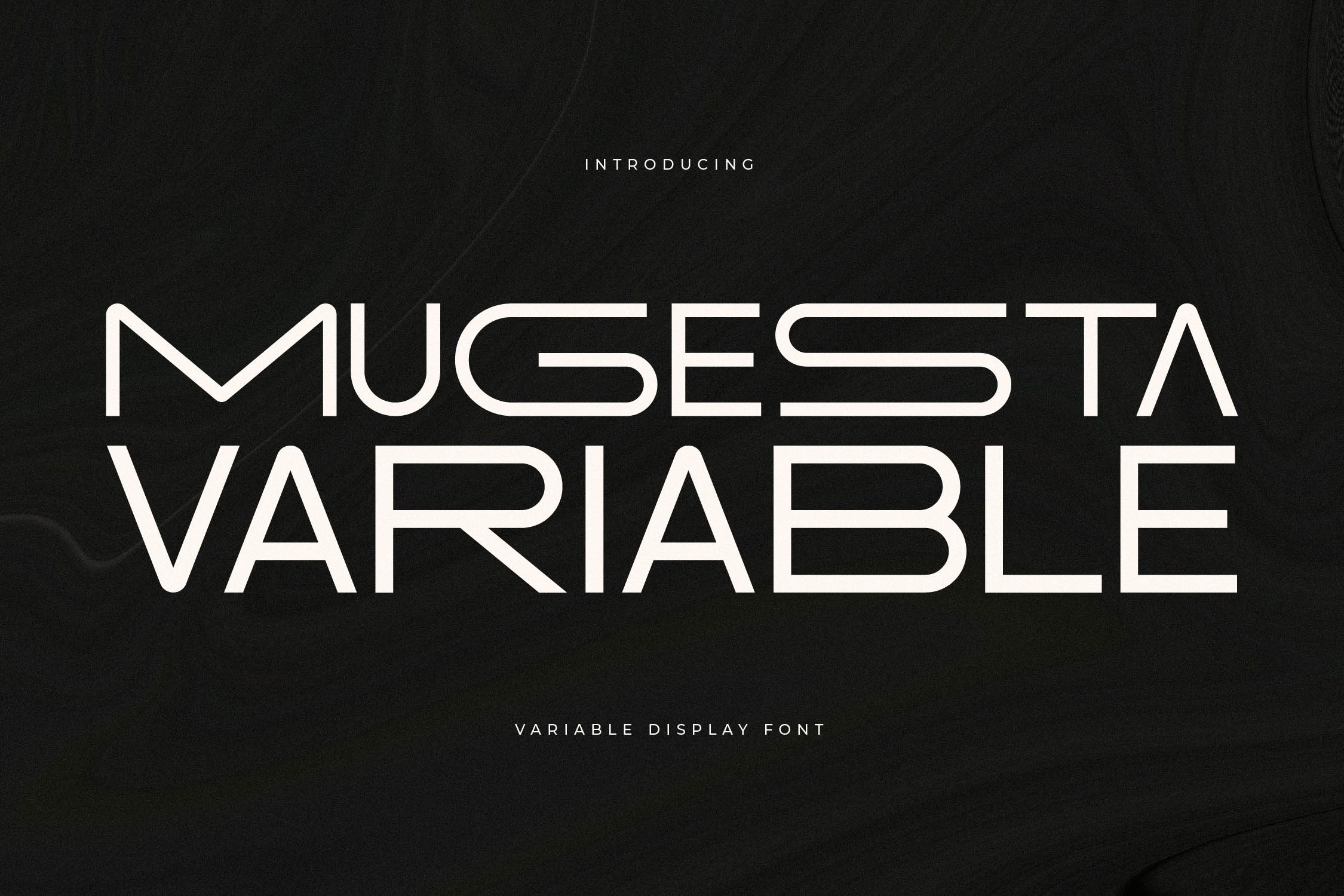 Mugesta - Variable Display Font - Letterena Studios