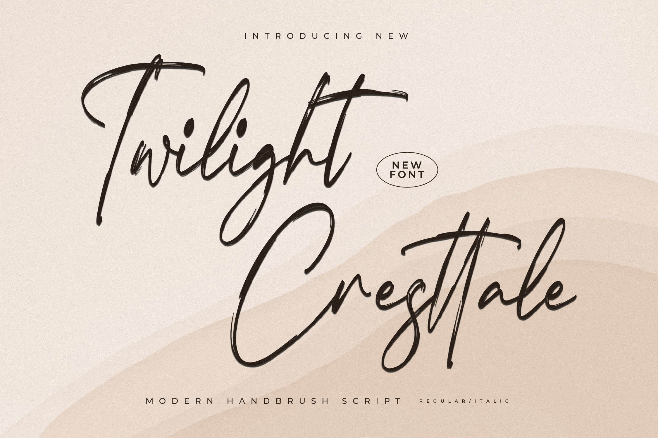 Twilight Cresttale - Modern Handbrush Script - Letterena Studios