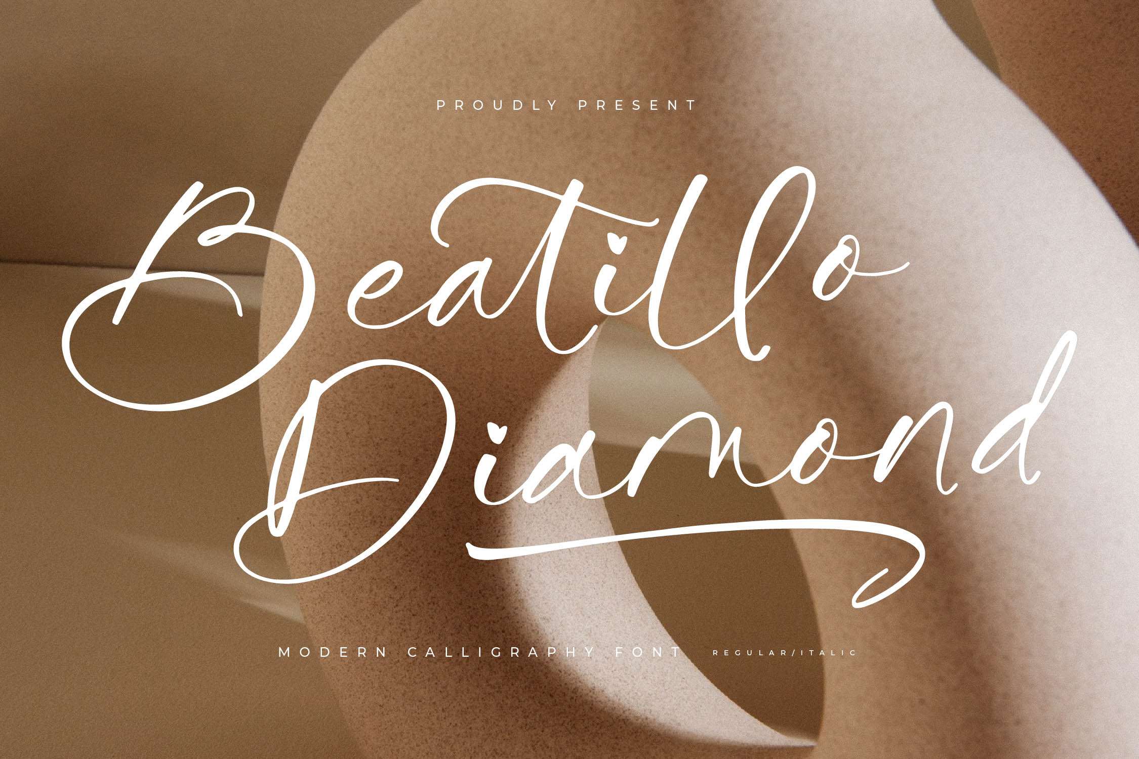 Beatillo Diamond - Modern Calligraphy Font - Letterena Studios