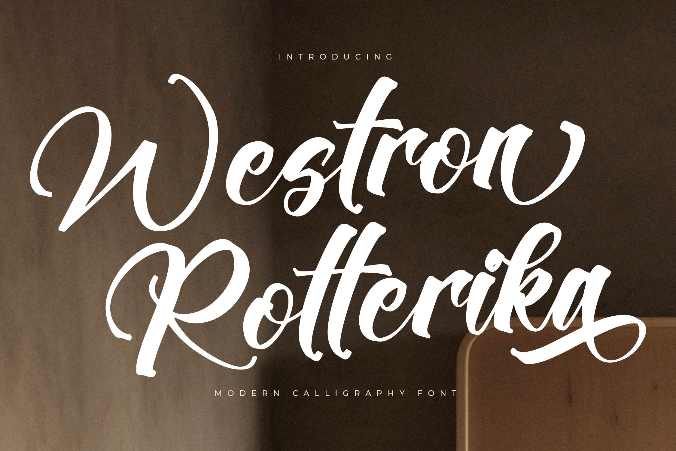 Westron Rotterika - Modern Calligraphy Font - Letterena Studios