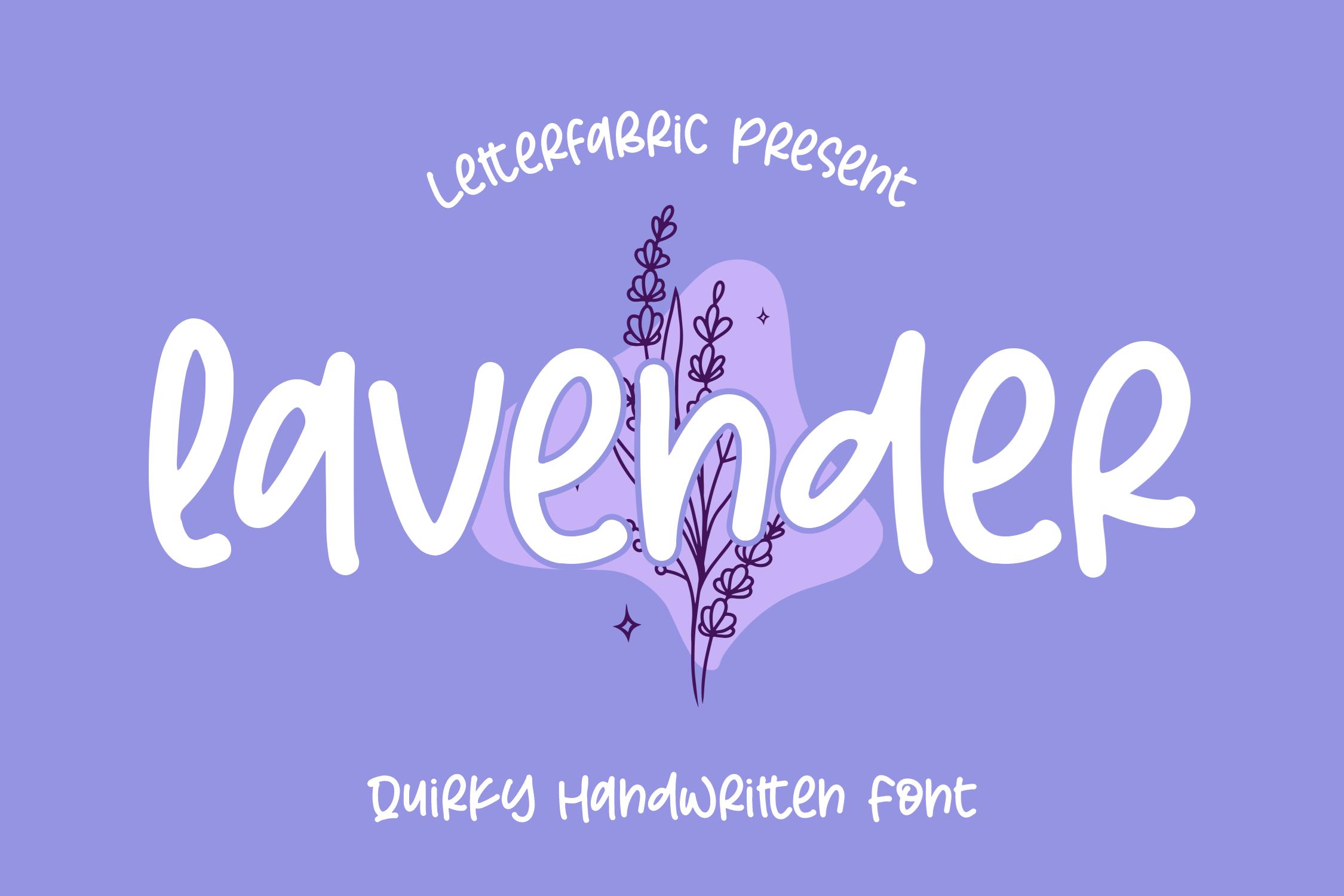 Lavender – Quirky Handwritten Font - Letterena Studios