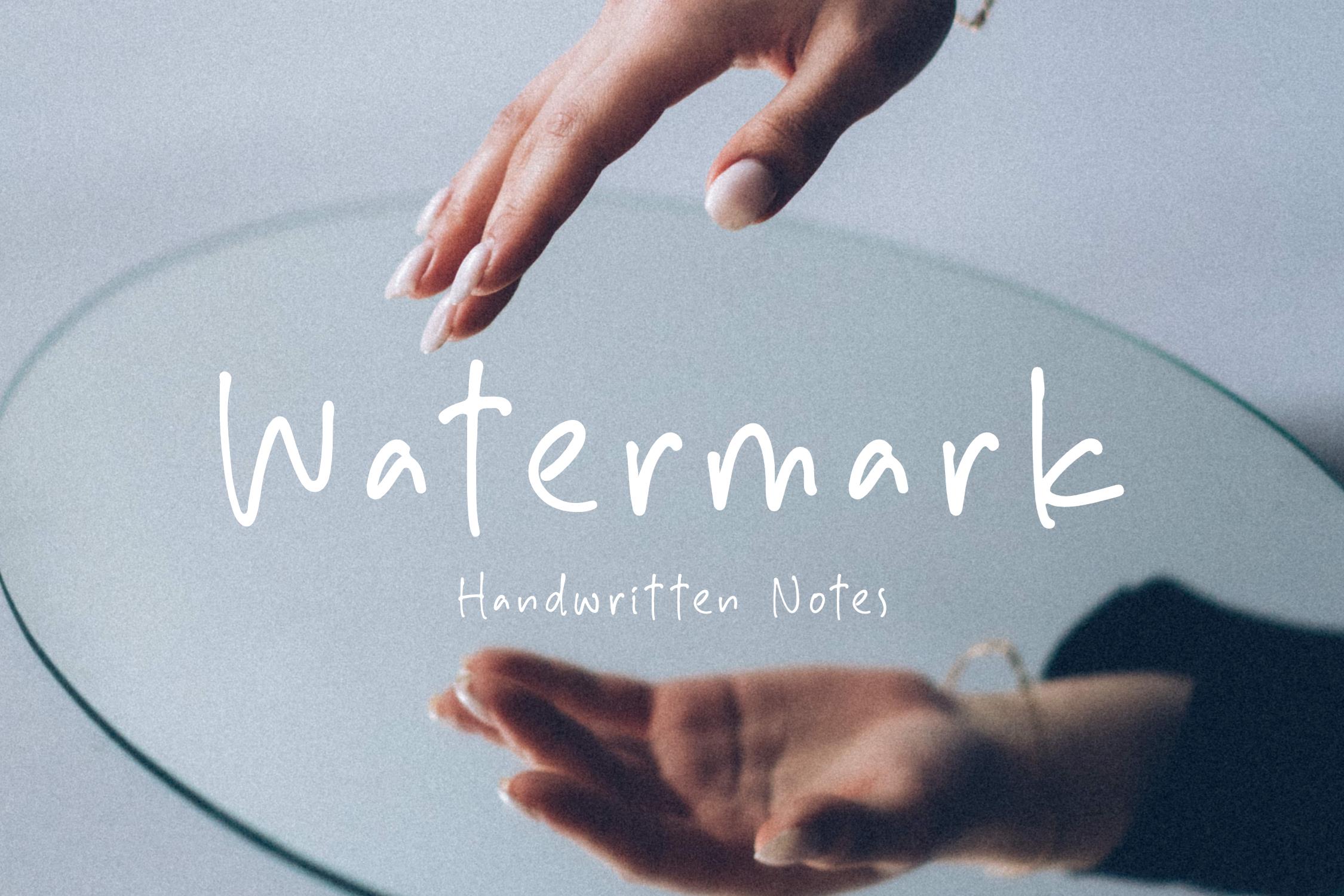 Watermark - Handwritten Notes - Letterena Studios