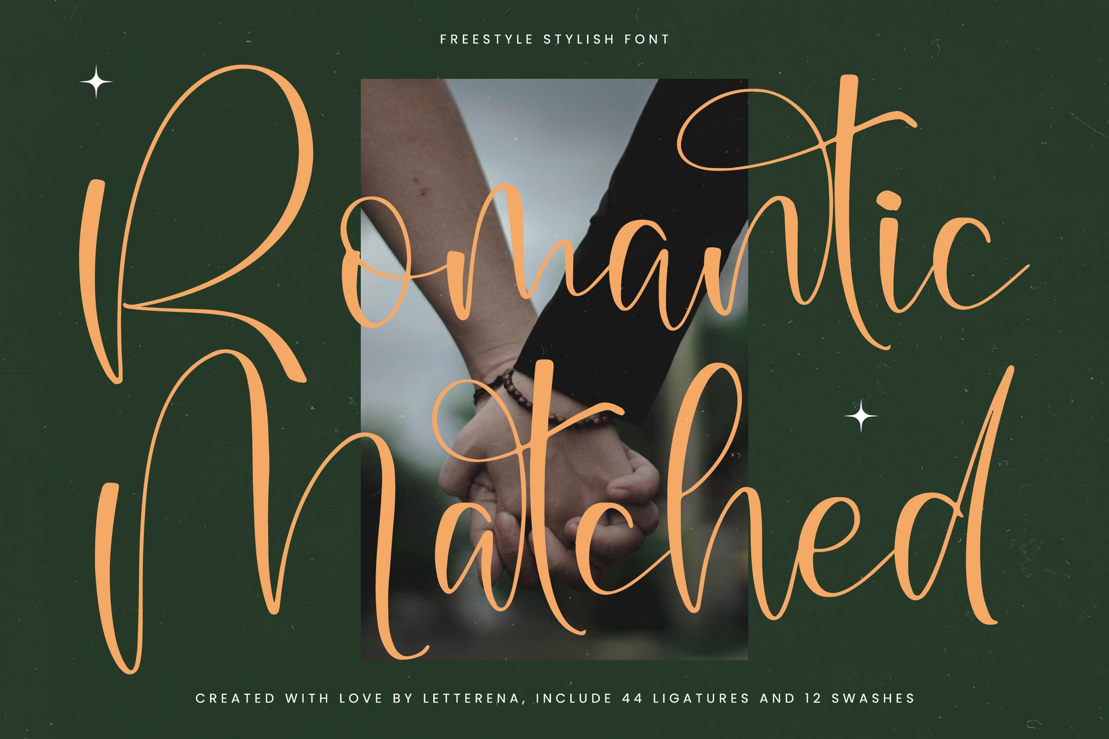 Romantic Matched - Freestyle Stylish Font - Letterena Studios
