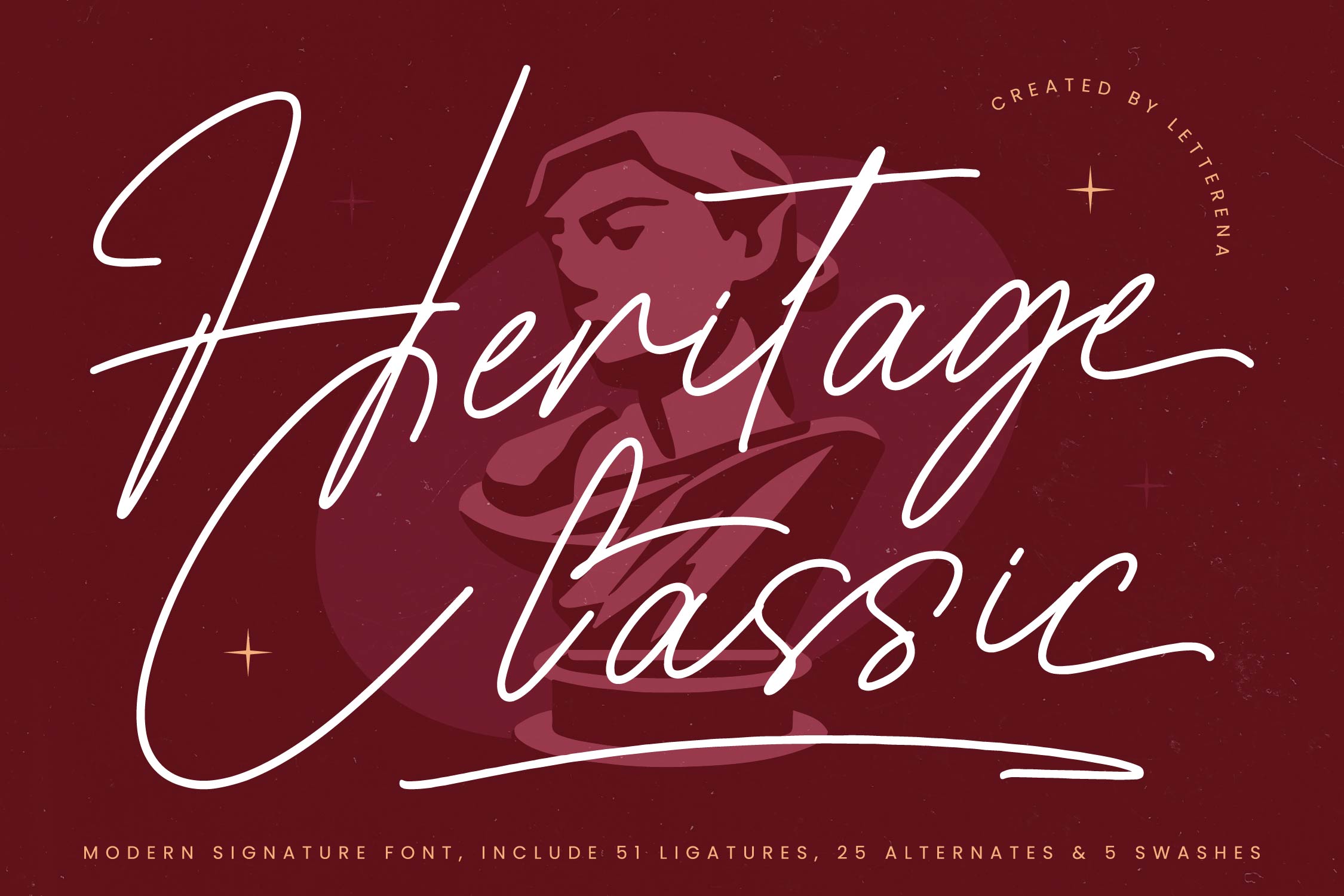Heritage Classic - Modern Signature Font - Letterena Studios