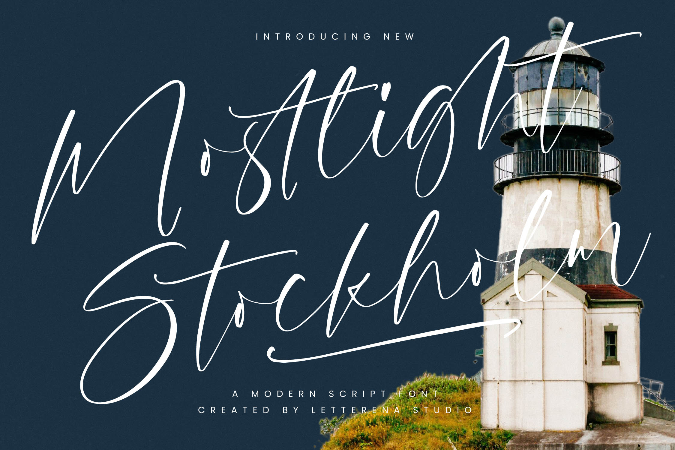 Mostlight Stockholm - Modern Script Font - Letterena Studios