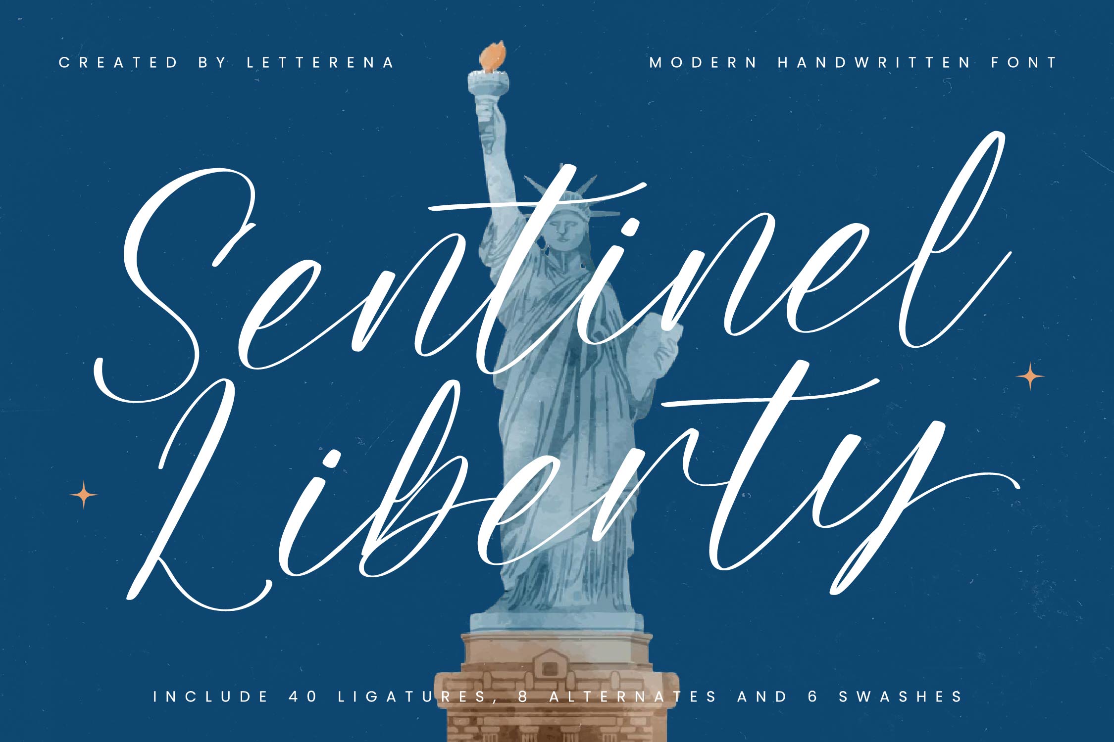 Sentinel Liberty - Modern Handwritten Font - Letterena Studios